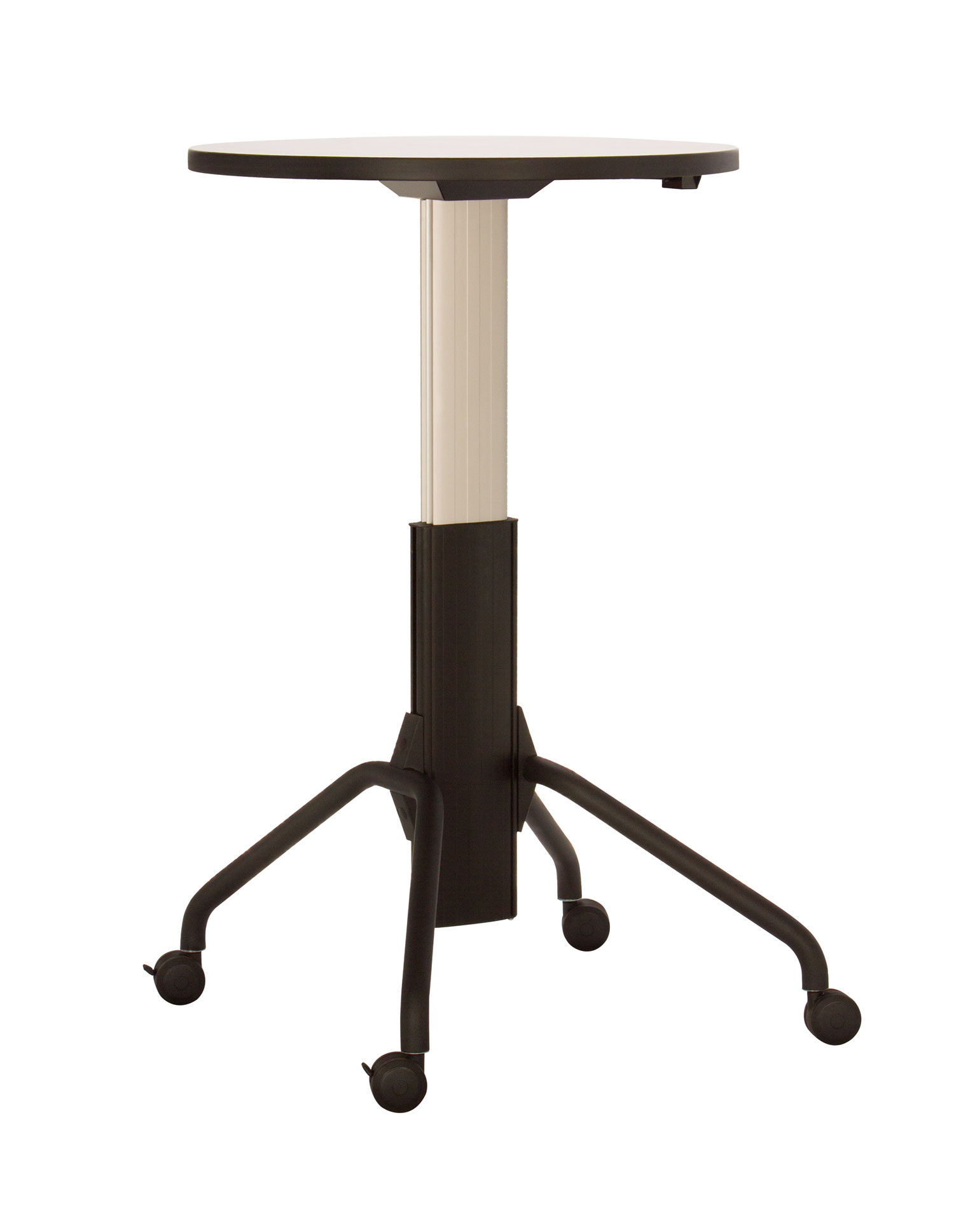 Rise Pneumatic Sit/Stand Tables from Invincible Furniture.